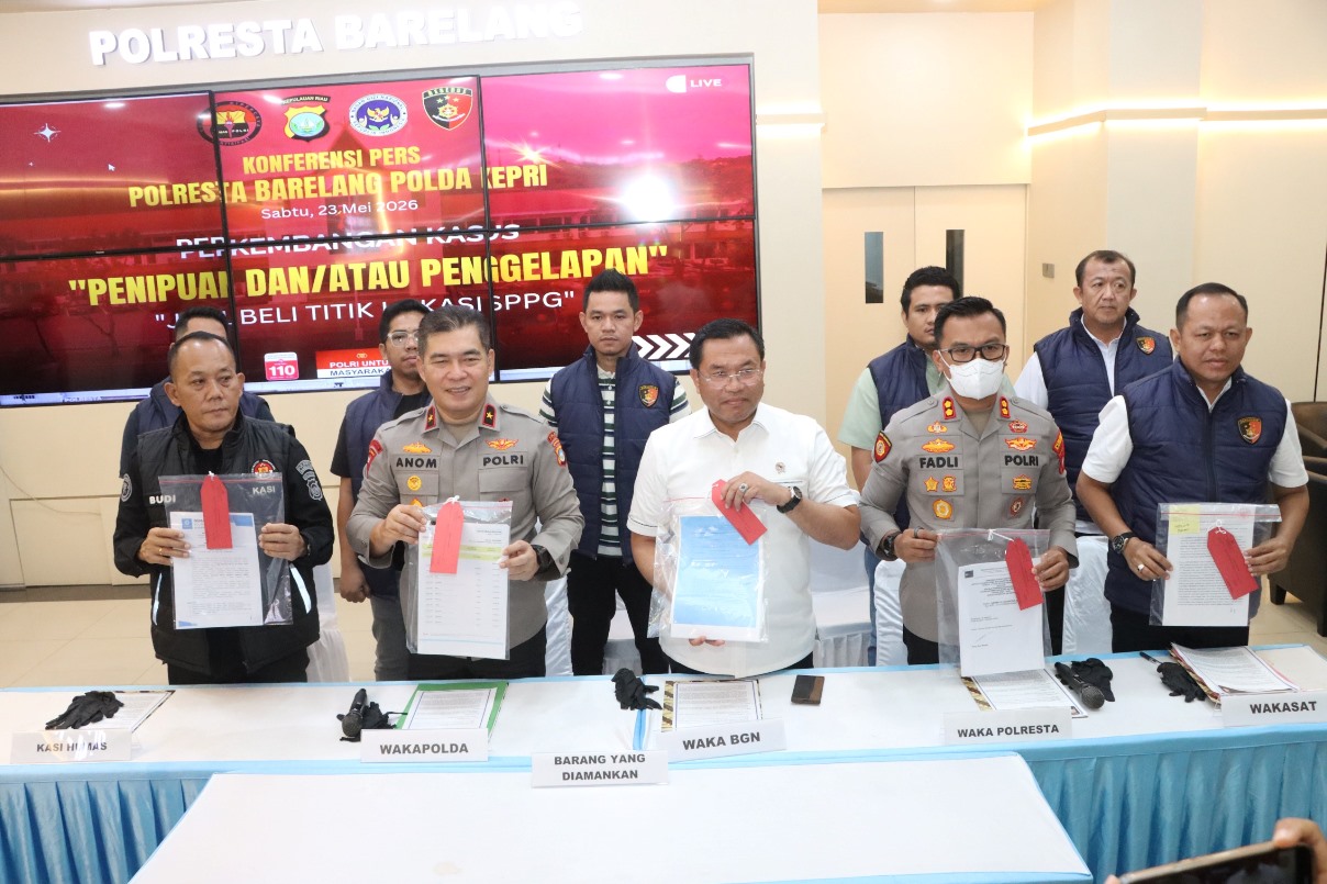 Polresta Barelang Ungkap Dugaan Penipuan Titik SPPG MBG Senilai Ratusan ...